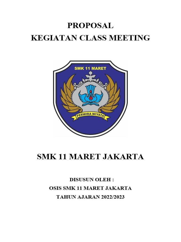 Proposal Class Meeting | PDF