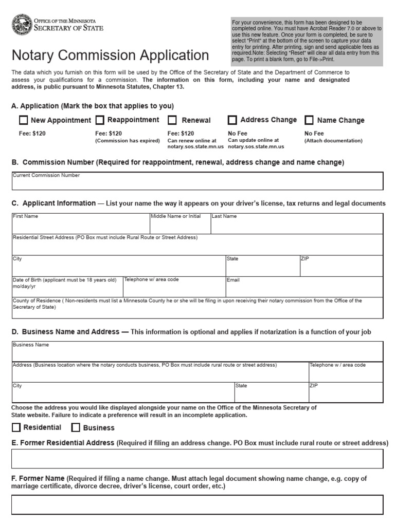 Notary Application PDF | PDF | Probation | Notary Public