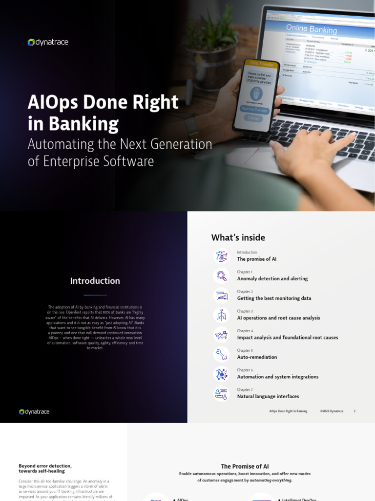 Aiops Done Right Banking | PDF | Cloud Computing | Automation