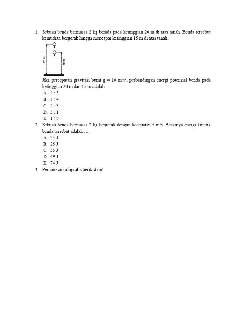 Energi Potensial dan Kinetik di Indonesia | PDF | Sains & Matematika