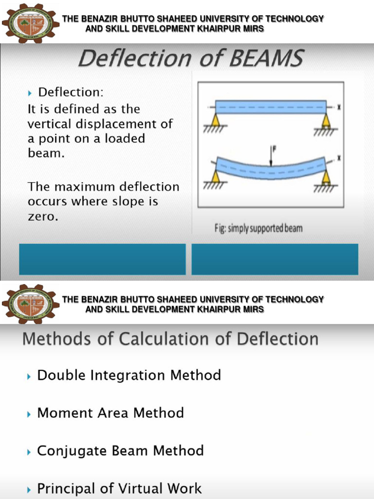 Beam Deflection | PDF