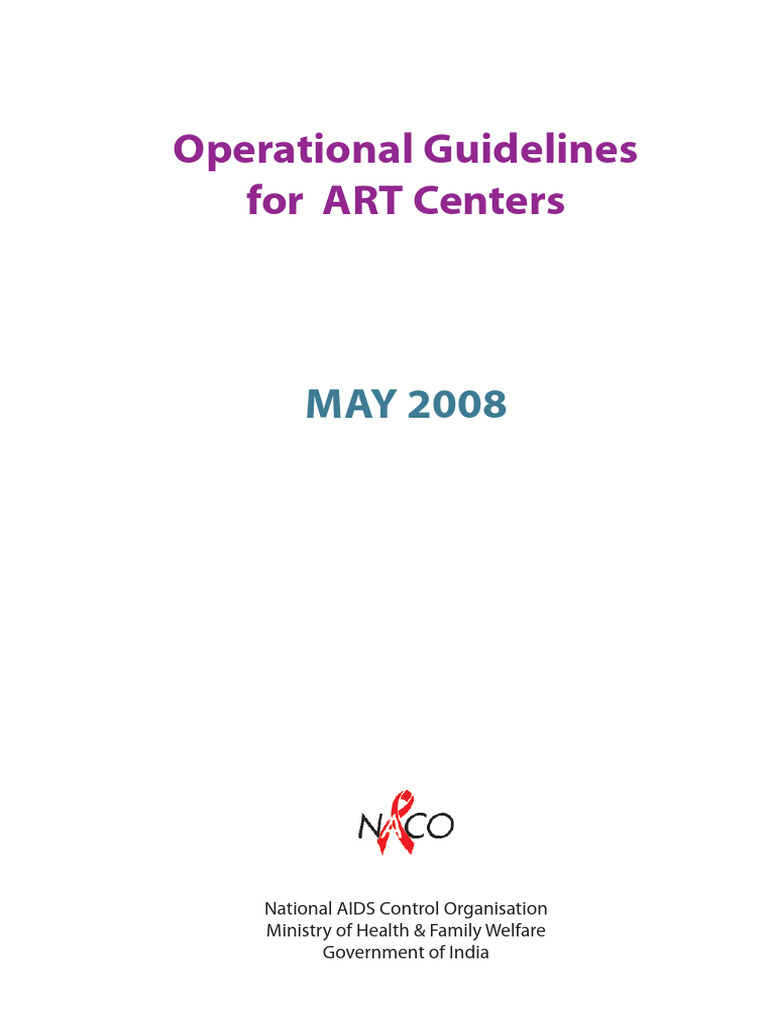 ART Center Operational Guidelines India | PDF