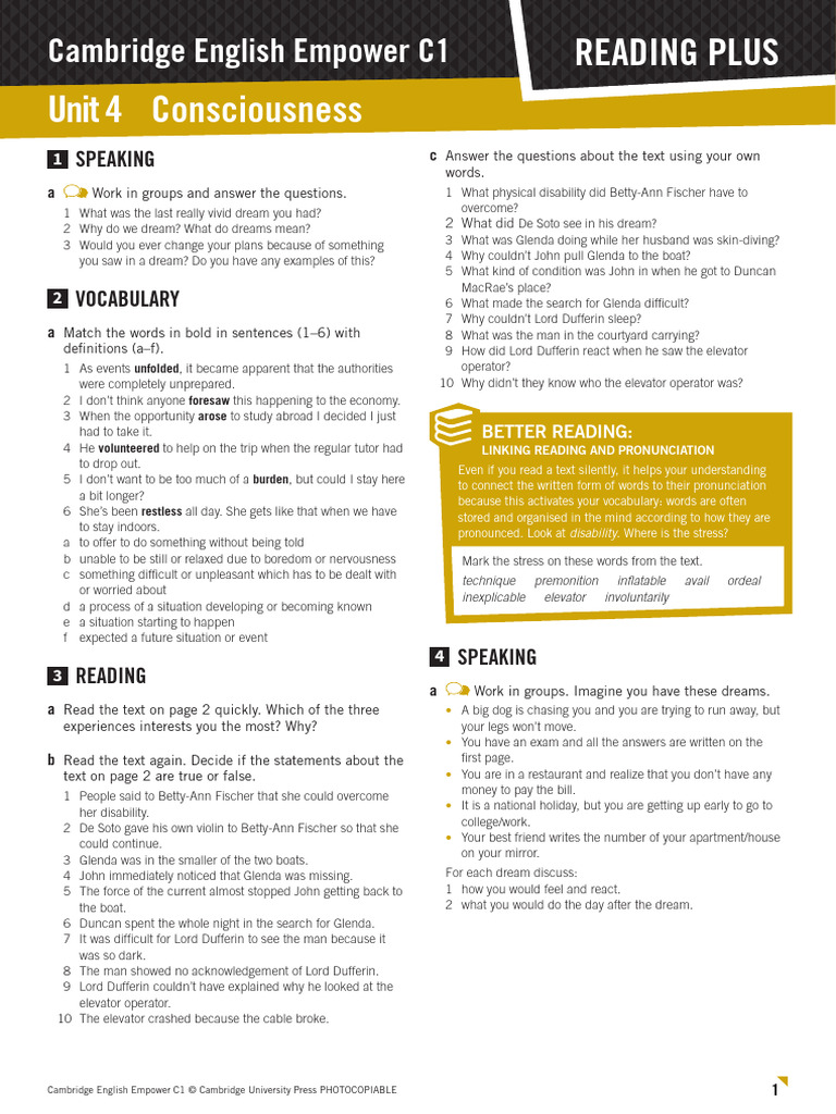 Reading Plus 4 | PDF