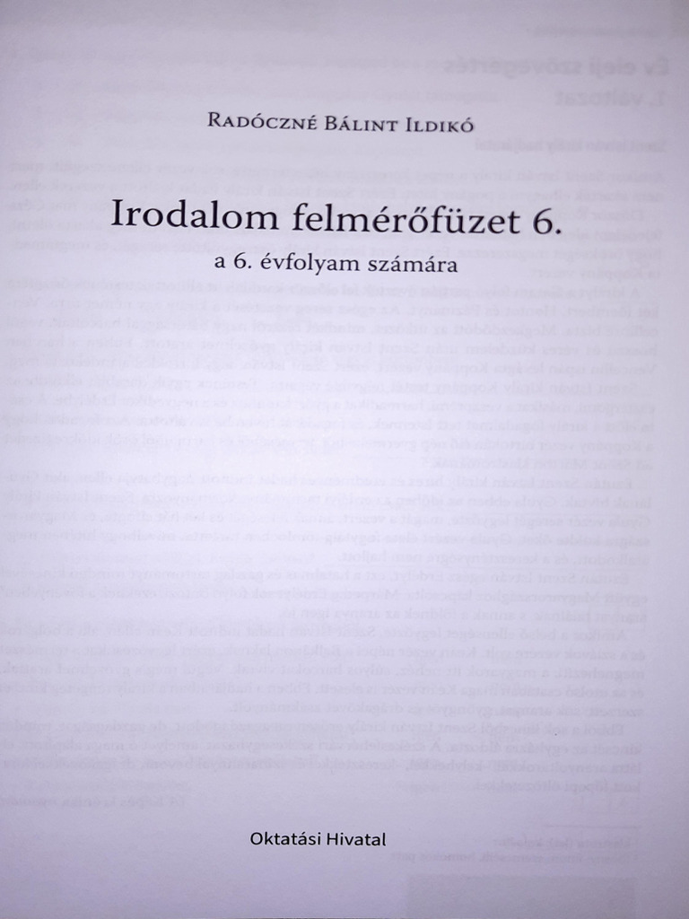 OH Irodalom Felmero 61 | PDF