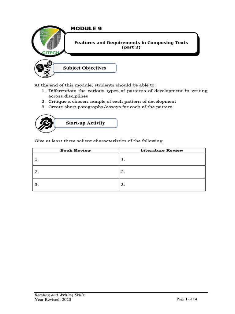 Q2 Module 9 | PDF | Methodology | Qualitative Research