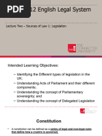 The Distinction Between Primary and Secondary Legislation | PDF | Bill ...