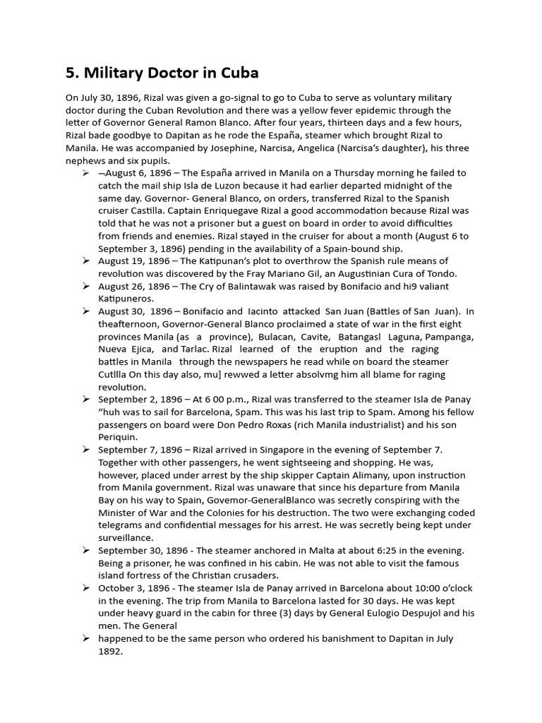 Module 5 Life and Works of Rizal | Download Free PDF | Philippines