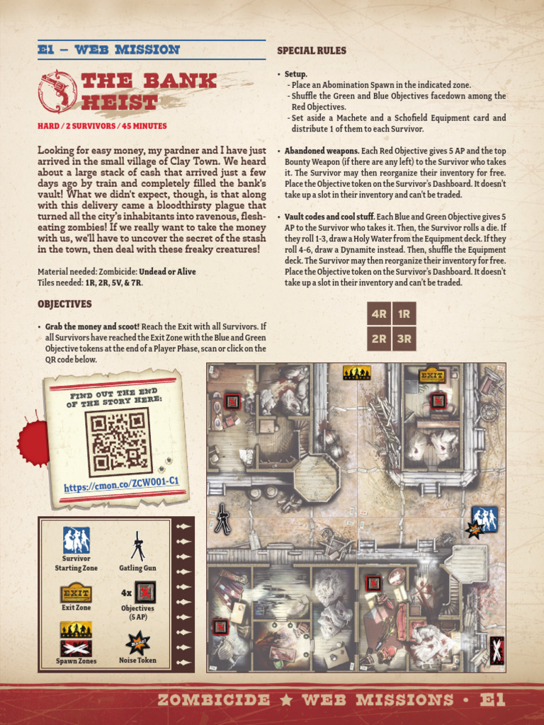 E1 The Bank Heist | PDF