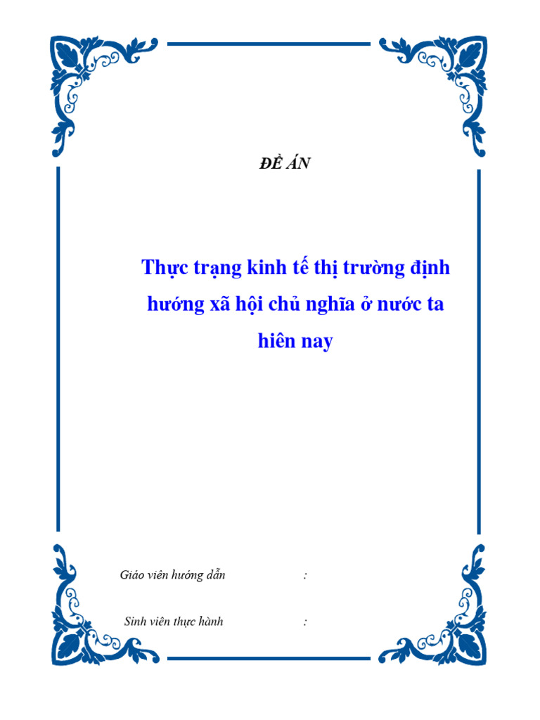 123doc Tai Lieu Tieu Luan Kinh Te Thi Truong Dinh Huong Xa Hoi Chu Nghia o Nuoc Ta Hien Nay | PDF