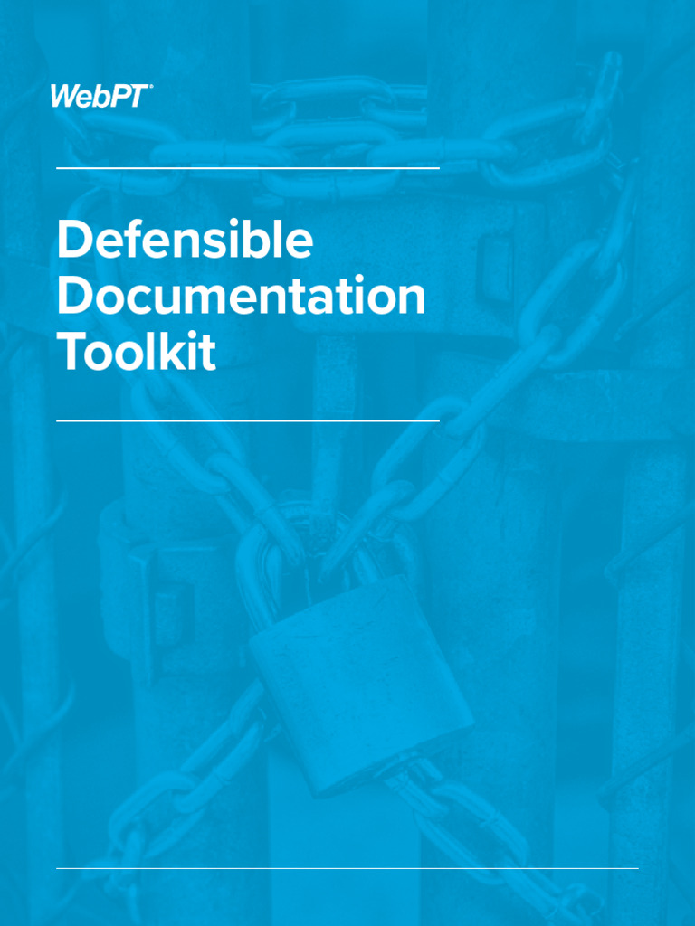 WebPT DefensibleDocumentationToolkit 11.27.18 | PDF | Physical Therapy ...