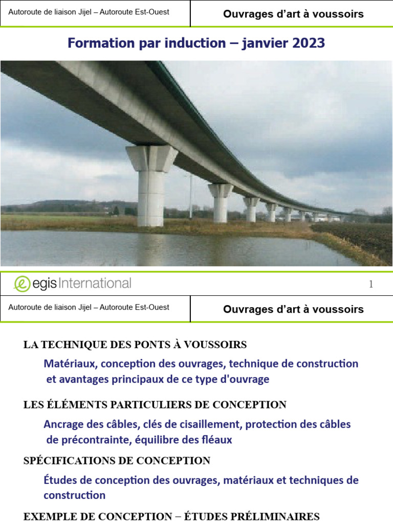 Technique des ponts à voussoirs expliquée | PDF | Pont | Génie du bâtiment