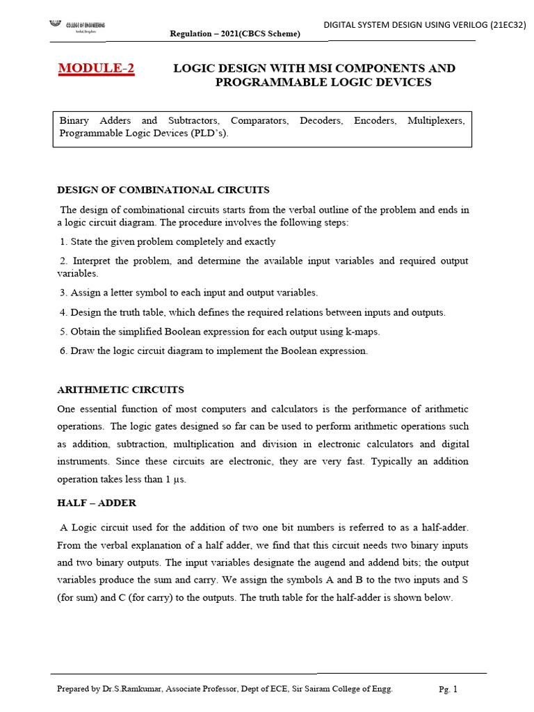 Module 2 DSDV (Nep) | PDF | Field Programmable Gate Array | Logic Gate