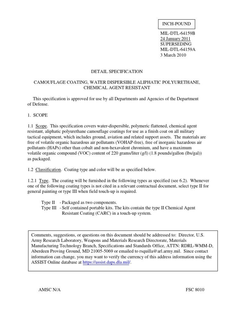 Mil DTL 64159B | PDF | Oxide | Chromium