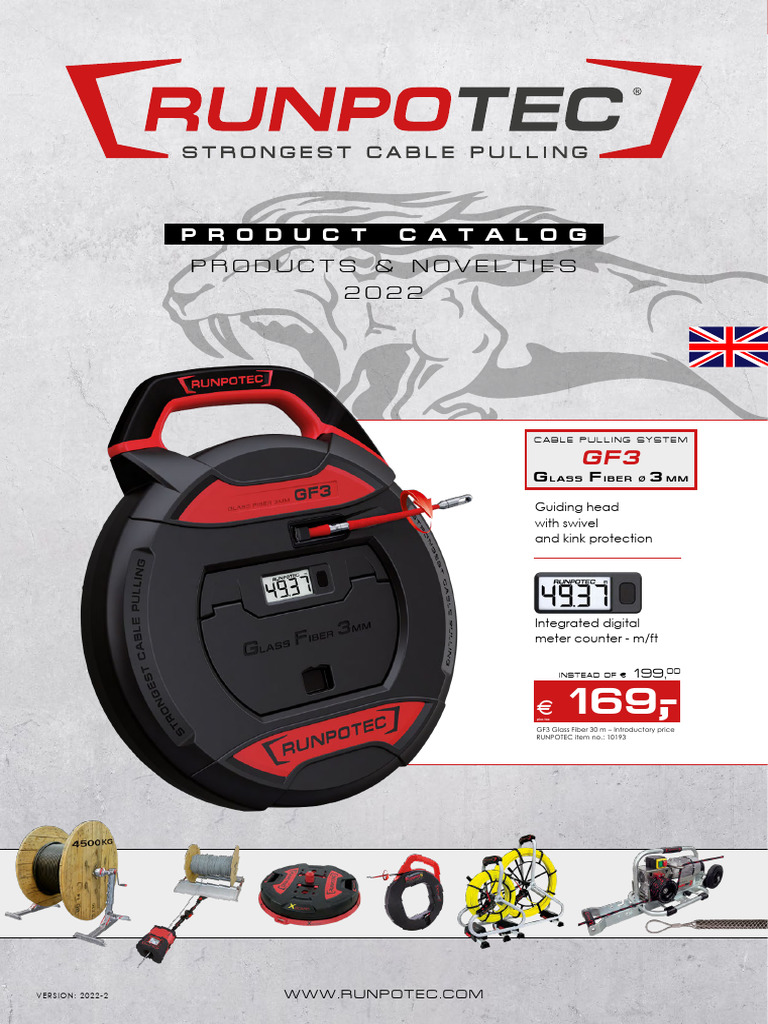 RUNPOTEC 2022 Cable Tools Catalog | PDF | Technology & Engineering