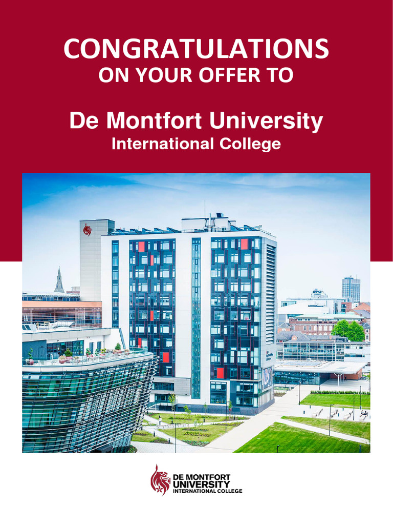 DMUIC IFY Unconditional Offer for Prabesh Raj Poudel 749307 | PDF