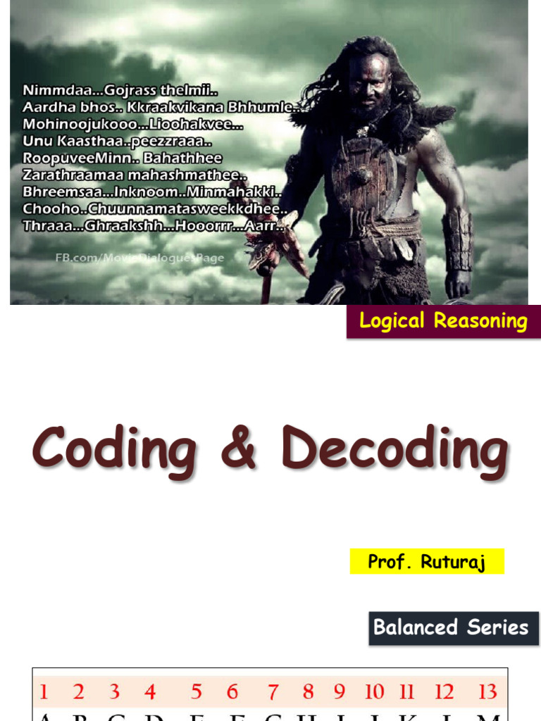 Coding Decoding New | PDF | Pen | Writing