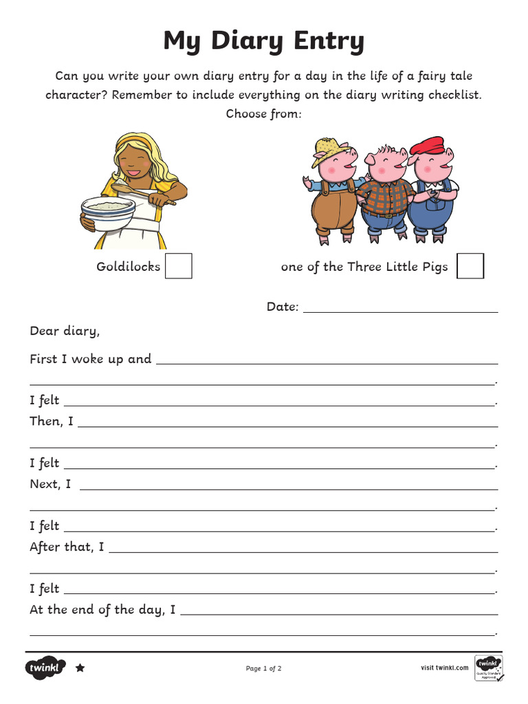 My Diary Entry | PDF