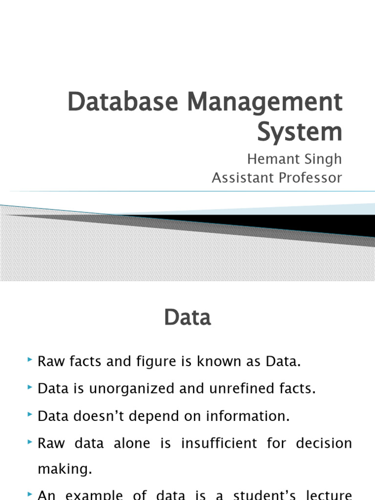 Database Management System-1 | PDF