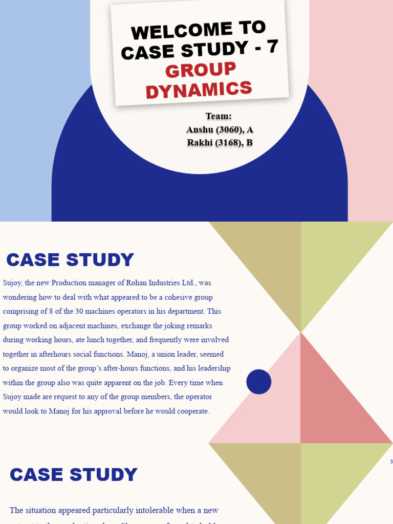 Case Study 7 - Group Dynamics | PDF