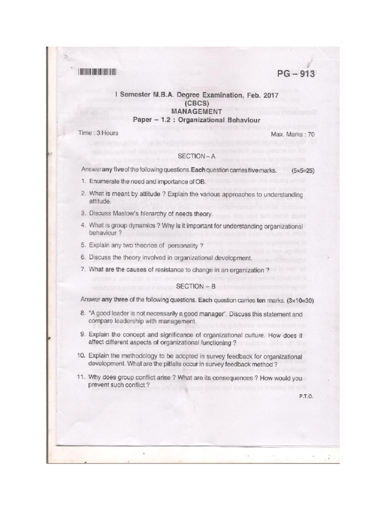 Emotioanl Intelligence Case Study | PDF