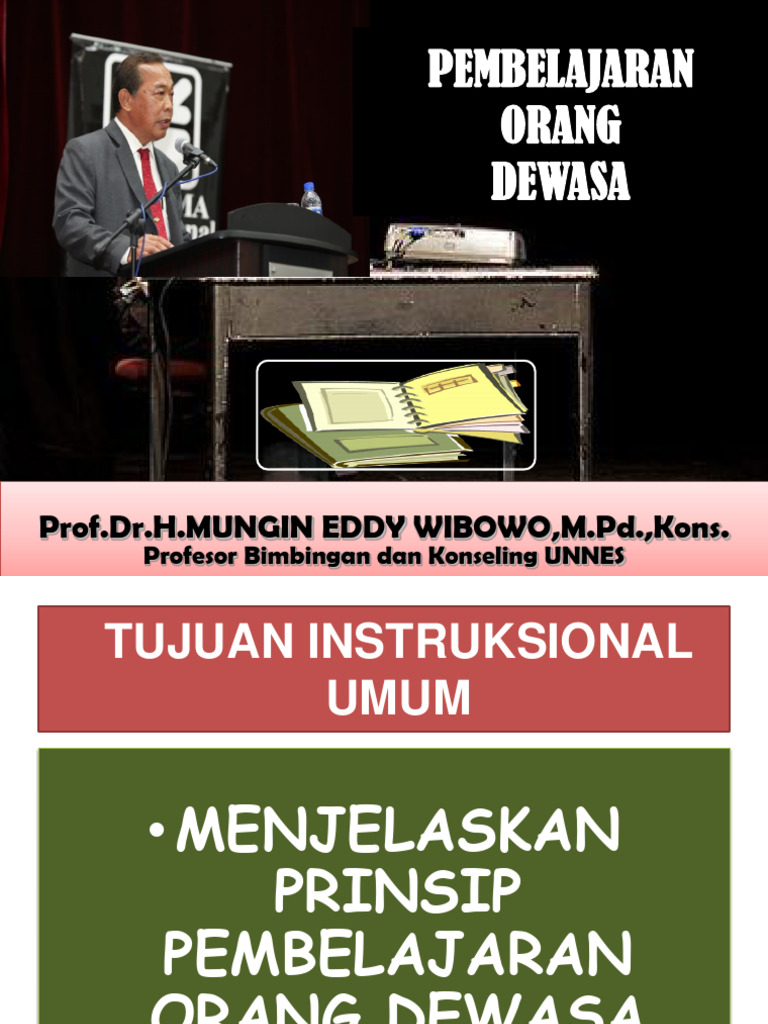 Pembelajaran Orang Dewasa - Mungin-Pekerti | PDF