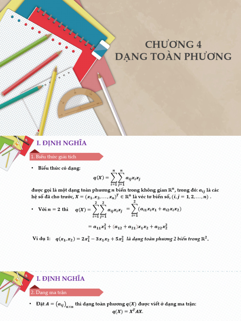 Chương 4 D NG Toàn Phương - Final | PDF