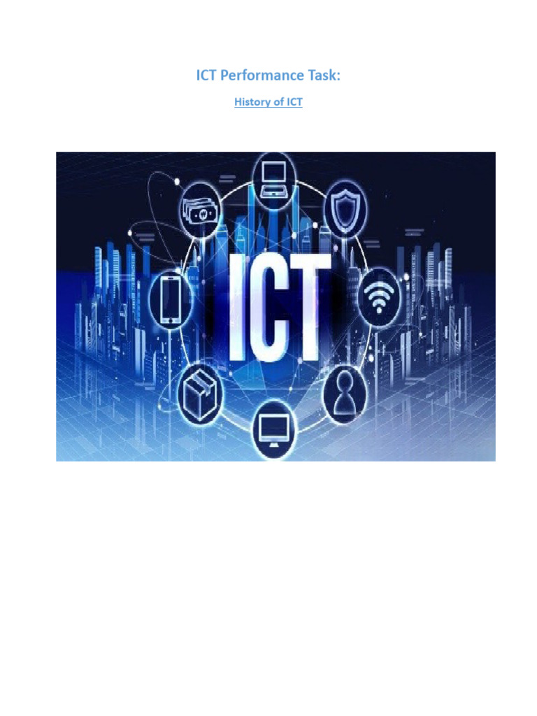 ICT History - Josiah Agapito Gr.10 - Einstein | PDF