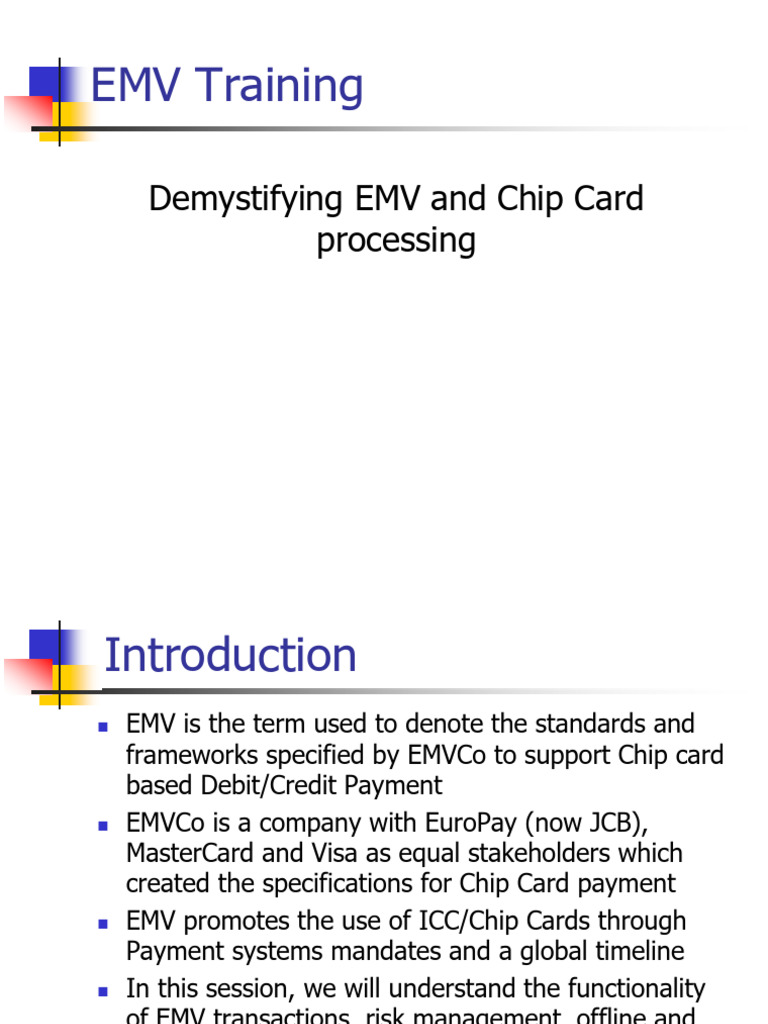 EMV Demystified | PDF