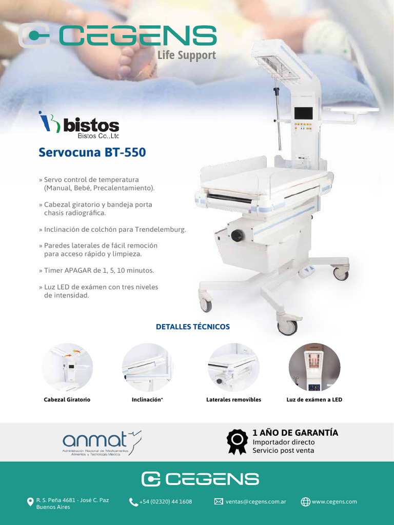 Servocuna BT 550 | PDF | Bienes manufacturados