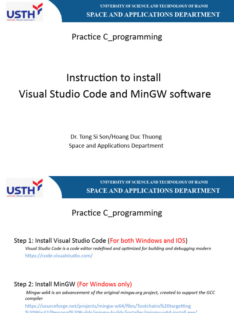 1 Install Software Practice-C Programming | PDF