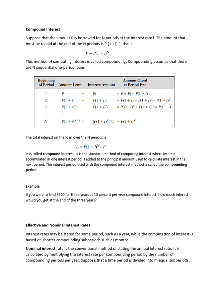 Compound Interest | PDF | Interest | Compound Interest