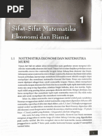 Modul Matematika Ekonomi Dan Bisnis | PDF