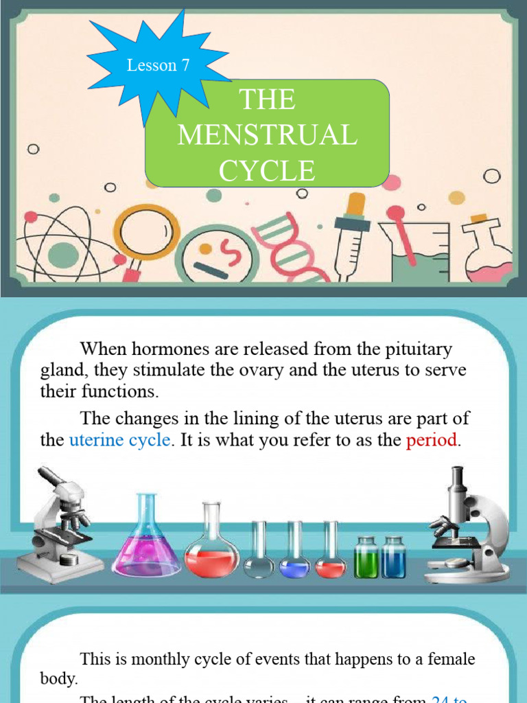 Science 5 Lesson 7 the Menstrual Cycle | PDF | Menstrual Cycle | Sexual ...