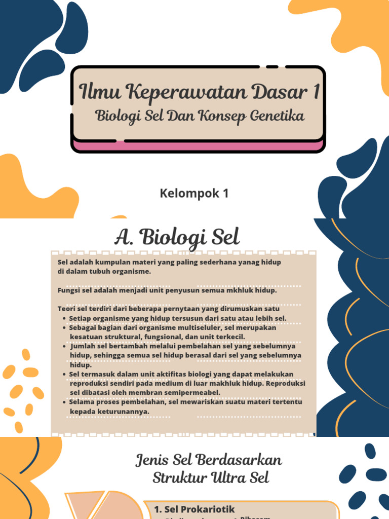 Biologi Sel Dan Konsep Genetika (KLMPK 1) | PDF