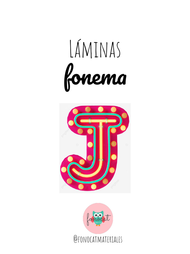 Láminas fonema J | PDF