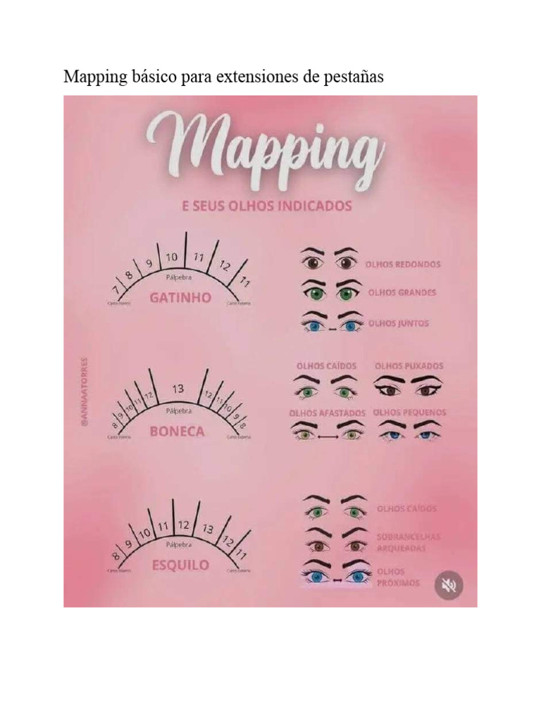 Mapping Básico Para Extensiones De Pestañas Pdf