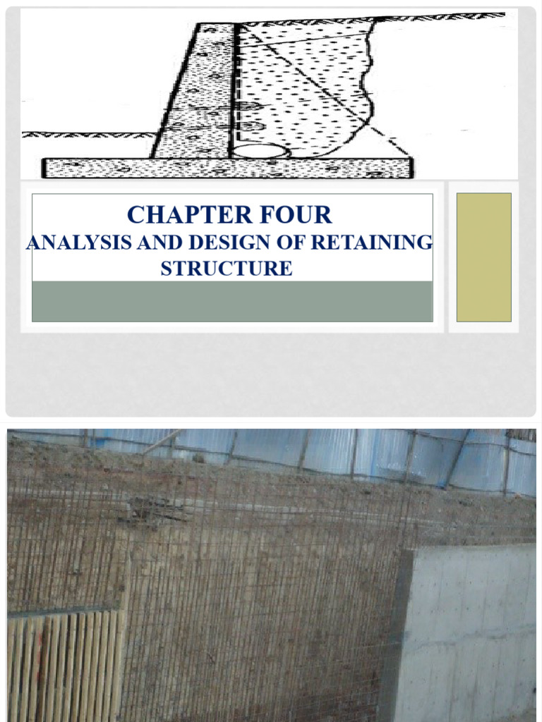 Chapter (4 Retaining Wall) | PDF | Civil Engineering | Building Technology