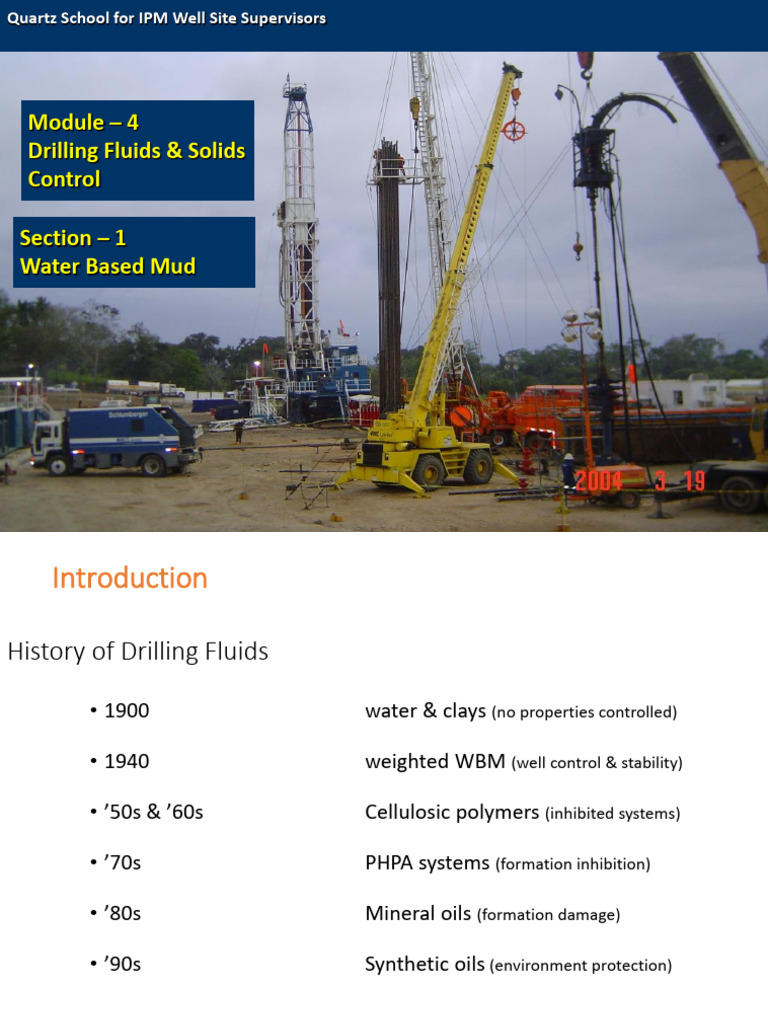 Drilling Fluids - Water Based Drilling Fluids | PDF