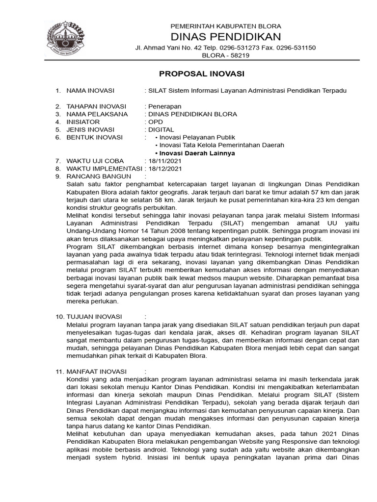 Contoh Proposal Aplikasi | PDF