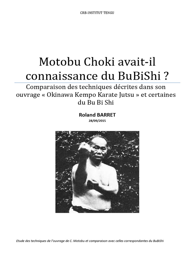 Bubishi 01 | PDF | Karaté | Gendai budō