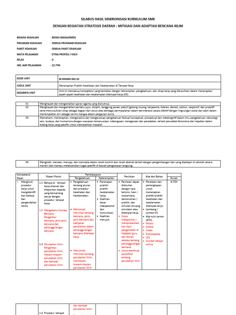 SILB MITIGASI_K3 BISMEN_edit | PDF