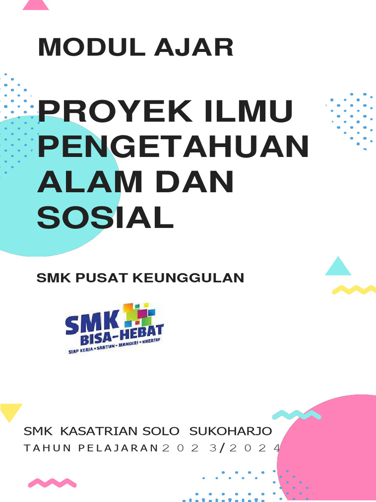 Modul Ajar Projek Ipas - 23-24 | PDF