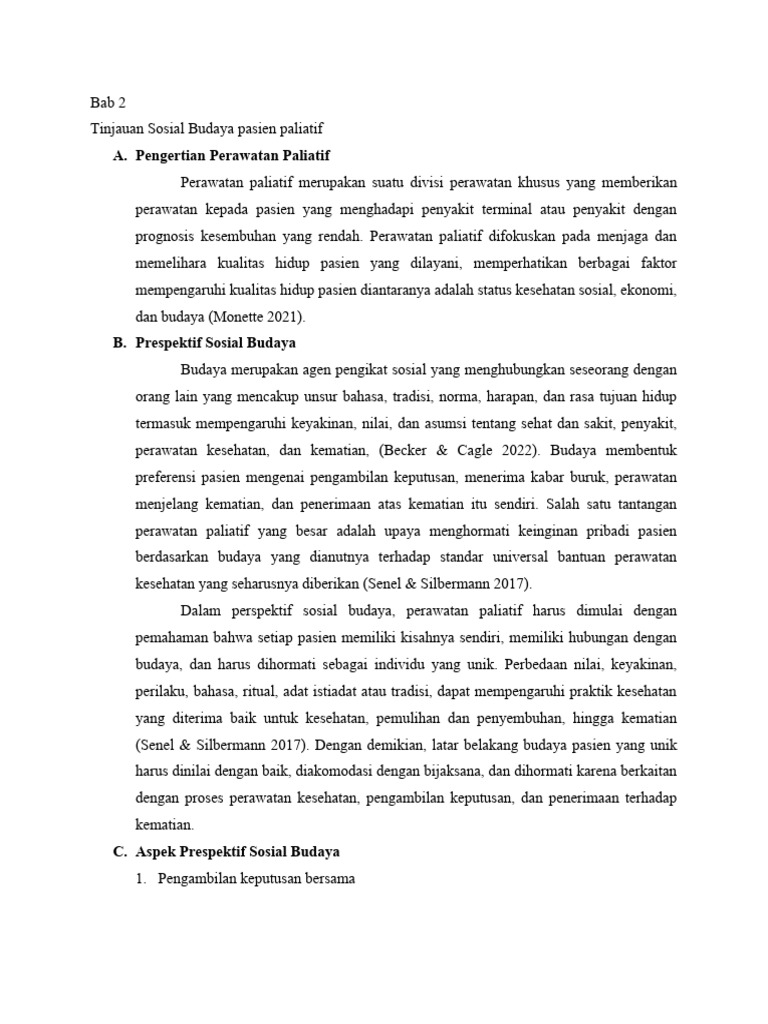 Bab 2 Paliatif | PDF