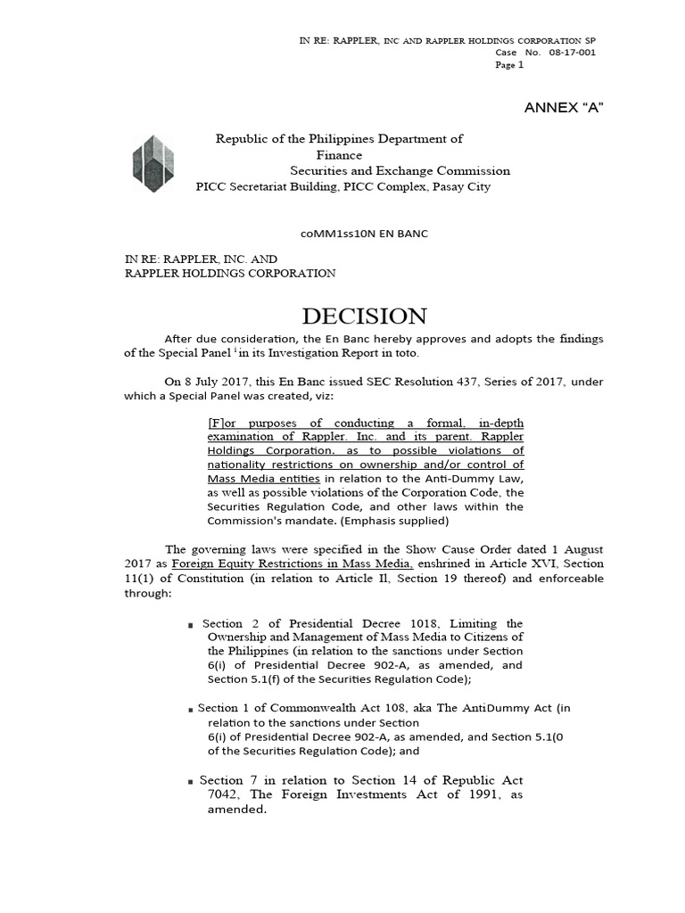 Annex A | PDF