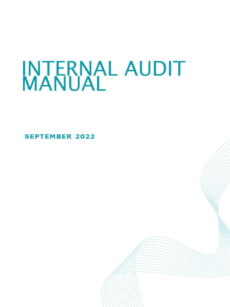 Internal Audit Manual | PDF