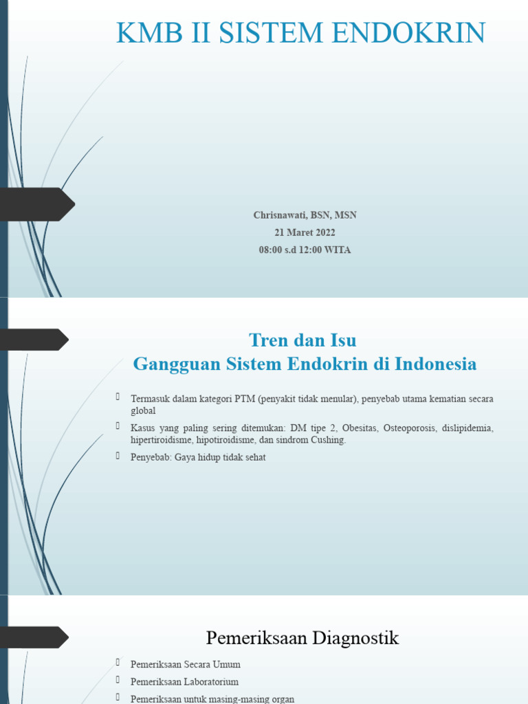 Kmb II Sistem Endokrin Pt II | PDF