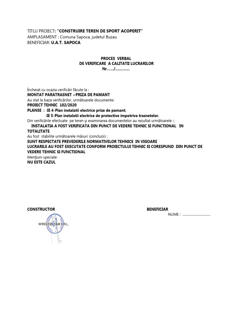 PVRC MONTAT PARATRASNET+PRIZA DE PAMANT | PDF
