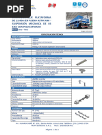 Ficha Tecnica Rampla Extensible | PDF | Eje | Suspensión (Vehículo)