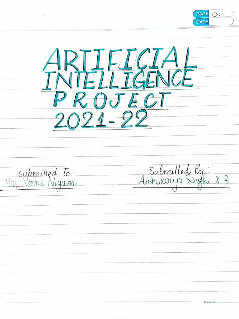 Computer AI Project Class 9th | PDF | Computers