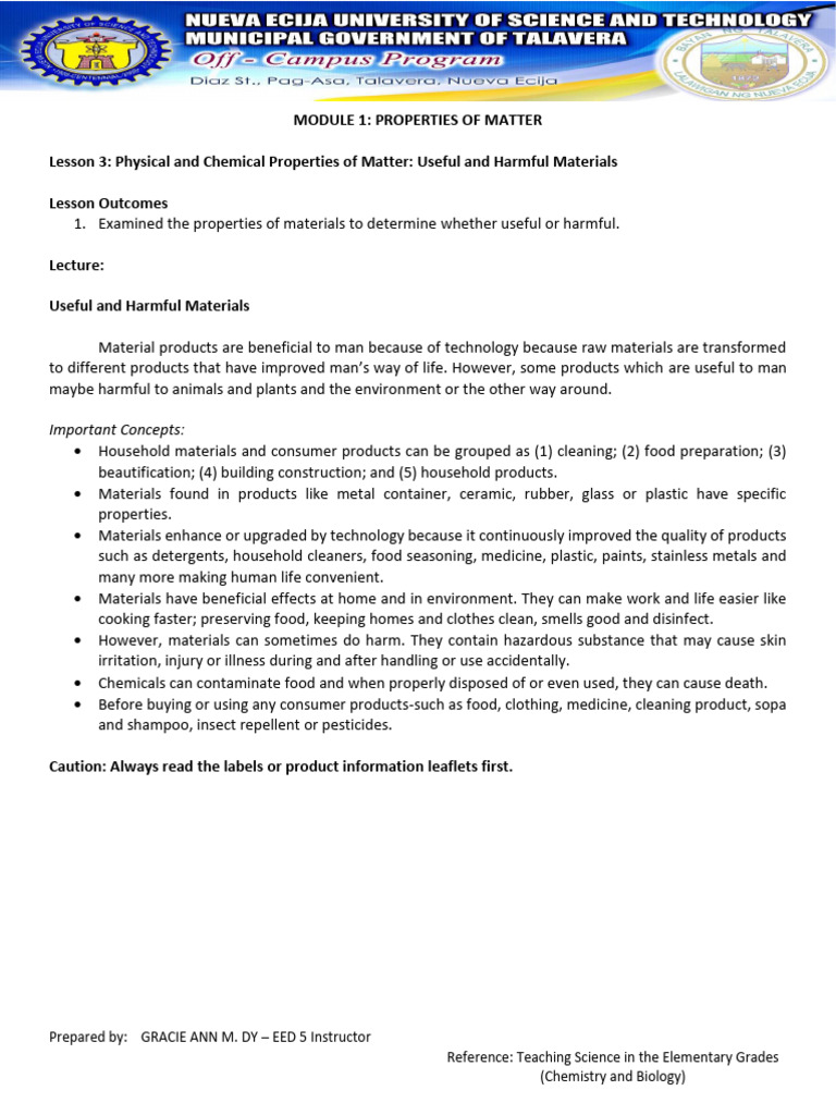 MODULE 1 - Lesson 3 | PDF